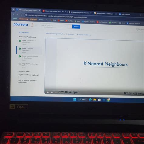 Yousuf Mohammed Altaf On Linkedin 100daysofcode Python Knn