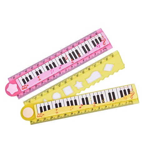 1pc Plastic Office Supplies Music Ruler Rulers Pri Vicedeal