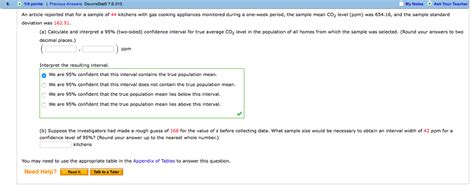 Solved 10 12 Points Devorestat9 7 E 026 4 My Notes Ask
