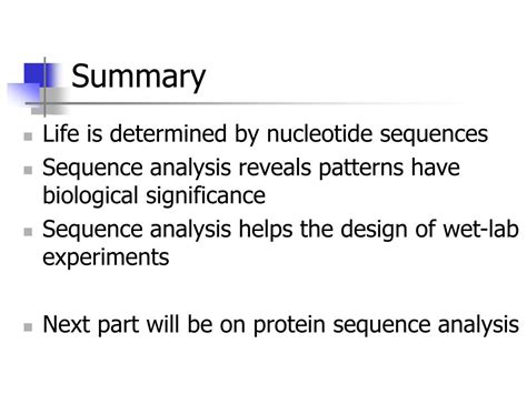 Ppt Part I Sequence Analysis Dna Bioinformatics Software Powerpoint Presentation Id