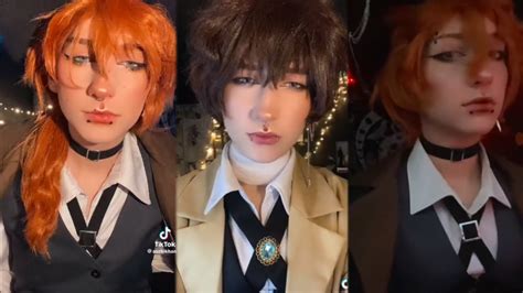 Bungo Stray Dogs Cosplay Tiktok Compilation Soukoku Credits To