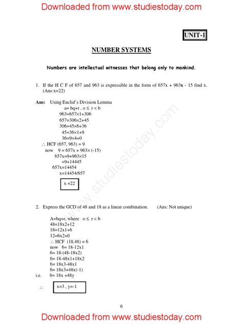 Class 10 Number Systems Assignment 1 Pdf Prime Number Numbers