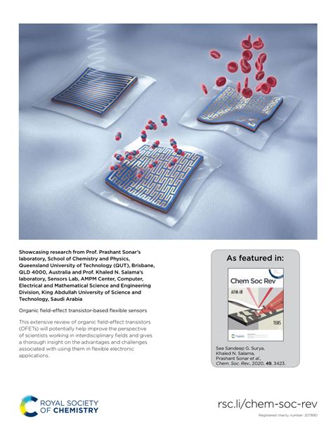 Pdf Organic Field Effect Transistor Based Flexible Sensors