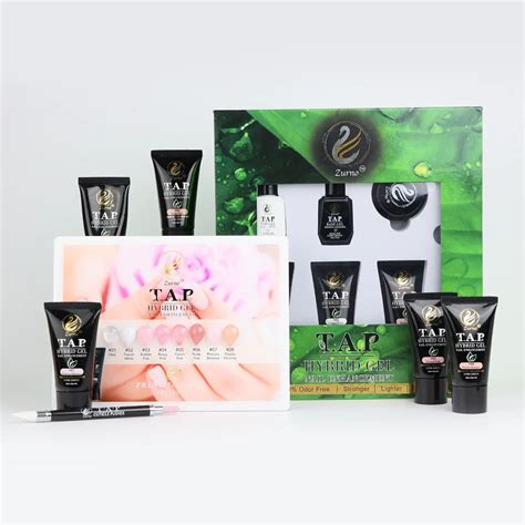T A P Acrylic Poly Tap Gel Nail French Collection 8 Colors With Tools