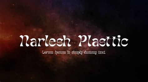 Narlesh Plasttic Font Download Free For Desktop And Webfont