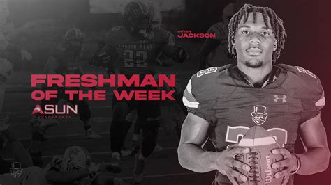 Apsu Footballs Jevon Jackson Named Asun Freshman Of The Week