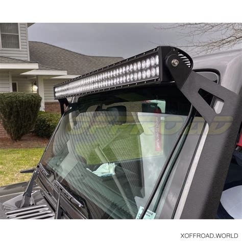Windshield Brackets Upper Lower Led Bar 50 Jeep Wrangler Jk