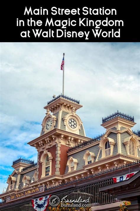 Main Street Station In The Magic Kingdom At Walt Disney World Magic