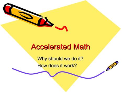 Accelerated Math Ppt
