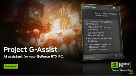 Nvidia Introduces Project G Assist An Ai Powered Gaming Assistant For