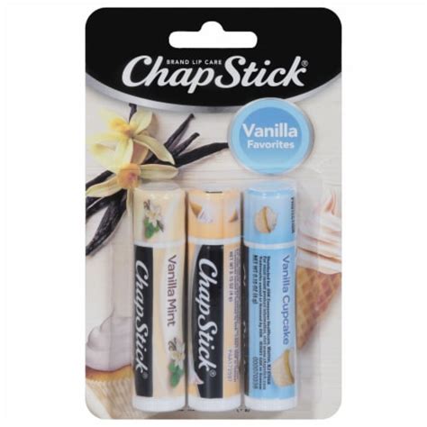Chapstick® Vanilla Favorites Assorted Lip Balm 3 Pc Kroger