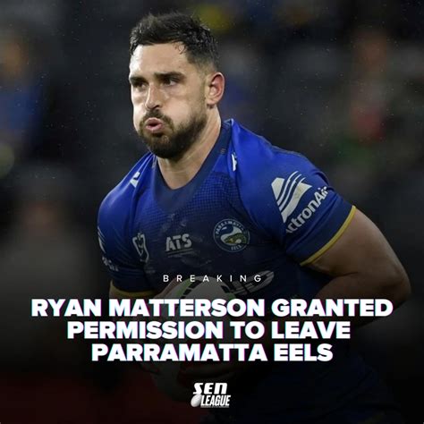 Sen League Ryan Matterson Has Been Told To Look Elsewhere Nrl