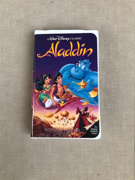 Aladdin Walt Disney Vhs Video Tape Black Diamond Etsy Sweden My Xxx Hot Girl