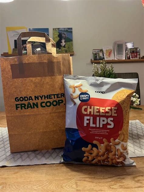 Cheese Flips Från Coop Leva Sunt