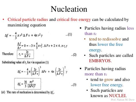 Inoculants Size In Hetorogenuose Nucleation Researchgate