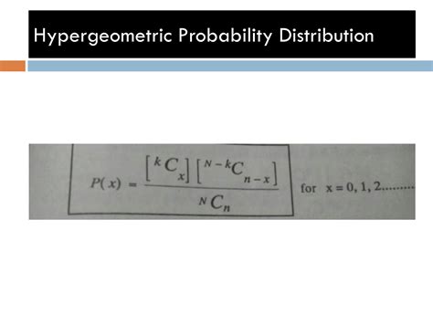 Solution Hypergeometric Probability Distribution Studypool