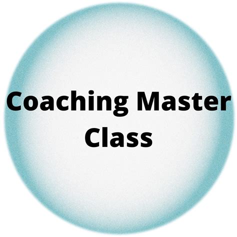 Coaching Master Class