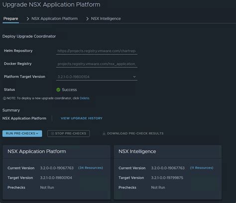Upgrading NSX Application Platform NAPP NSX Features Yo Go Virtual