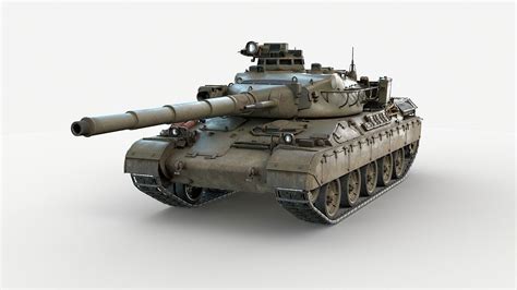 360 View Of Amx 30b Main Battle Tank 3d Model 3dmodels Store