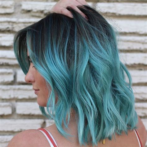 Teal Hair Color Dye Carmen Mercer