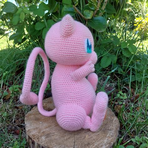 Mew Crochet Pattern Pdf Plushie Amigurumi Pattern In English Etsy