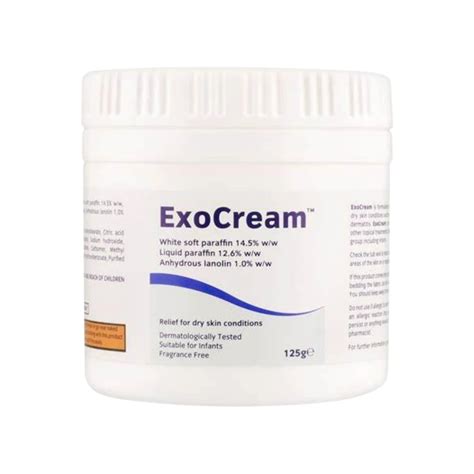 Exocream Moisturiser For Dry And Irritated Skin All Sizes Available
