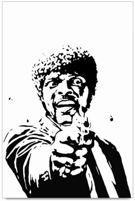 Pulp Fiction Samuel L Jackson Art