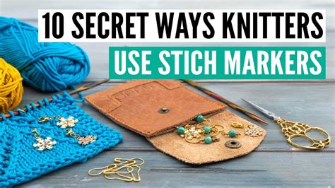 Stitch Markers Knitting How To Use At June Blackwell Blog