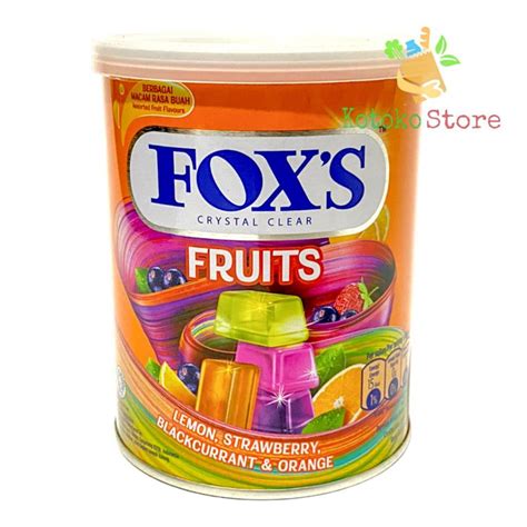 Jual Foxs Fruits Tin Permen Foxs Mix Fruits Permen Fox Kaleng
