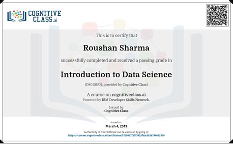 Cognitive Class Ds0101en Certificate Cognitive Class