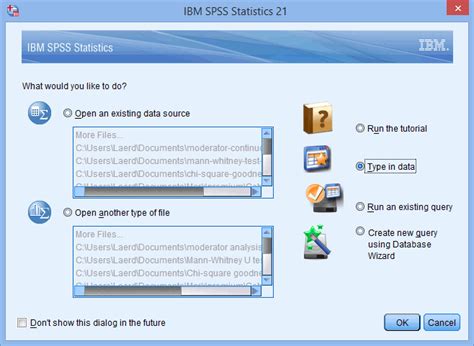 Creating A New File In SPSS Statistics Version 21 And Earlier Laerd Statistics