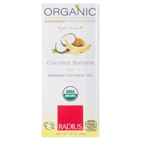 Radius Toothpaste Coconut Banana