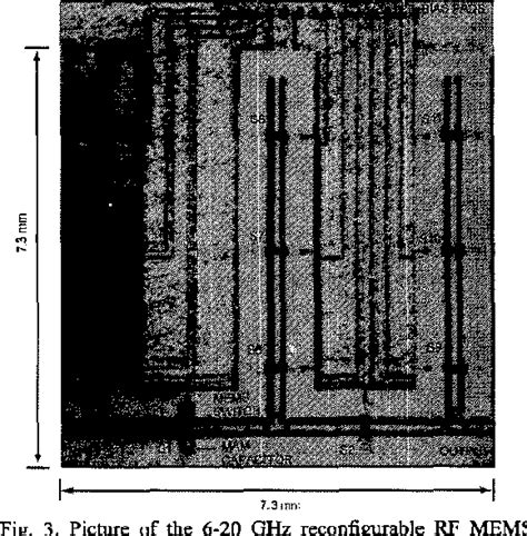 Figure 3 From A Reconfigurable 6 20 Ghz Rf Mems Impedance Tuner Semantic Scholar