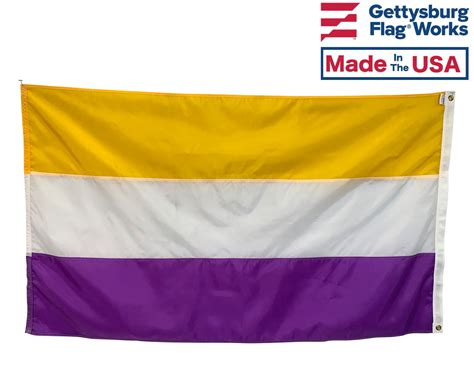 Womens Suffragette 19th Amendment Flag Individually Stitched Stripes All Weather Nylon