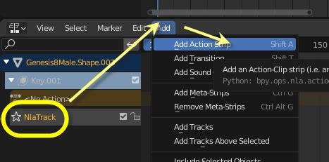 Nla Editor How To Push Up An NLA Strip Or Action Clip To Append To A New File Blender