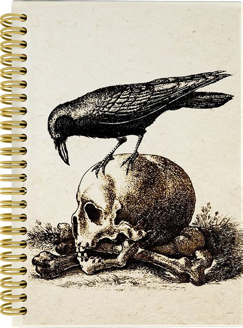 Knibeo Skull Gothic Journal Notebook Witch Journal 55×