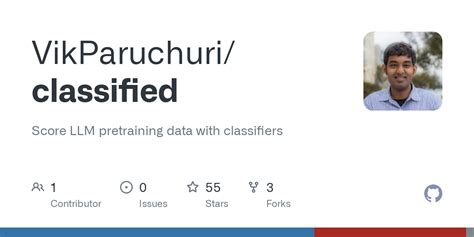 Github Vikparuchuriclassified Score Llm Pretraining Data With