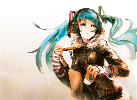 Hatsune Miku Vocaloid Drawn By So Bin Danbooru
