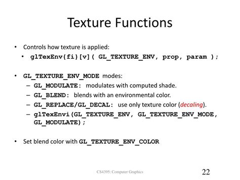 Ppt Opengl Texture Mapping Powerpoint Presentation Free Download