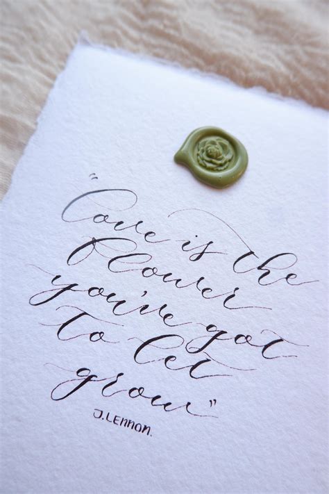 Personalised Calligraphy Quote Handwritten Quotes Poems Calligraphy