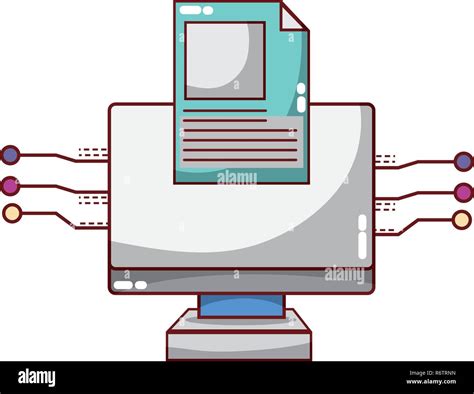 Technology Computing Cartoon Stock Vector Image And Art Alamy