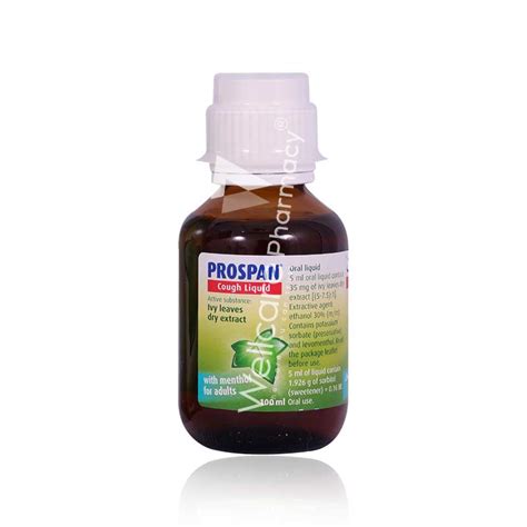 Prospan Cough Liquid With Menthol 100ml Wellcare Pharmacy