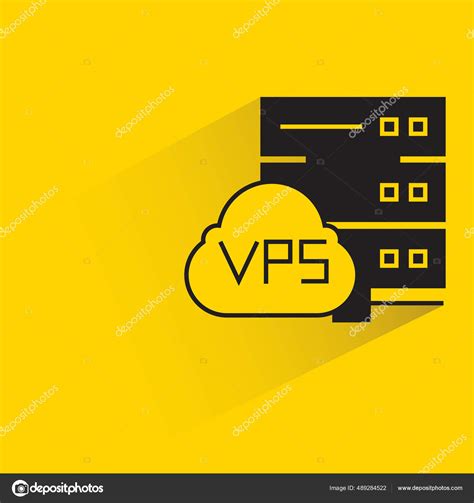 Router Cloud Vps Yellow Background Stock Vector By ©loopang 489284522