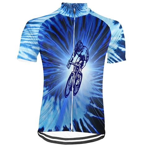 Customized Tie Dye Short Sleeve Cycling Jersey For Men Os Cycling Store