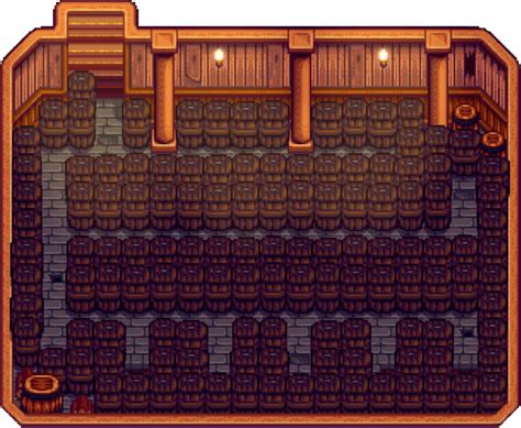 Fileoptimal Cellar Layoutpng Stardew Valley Wiki
