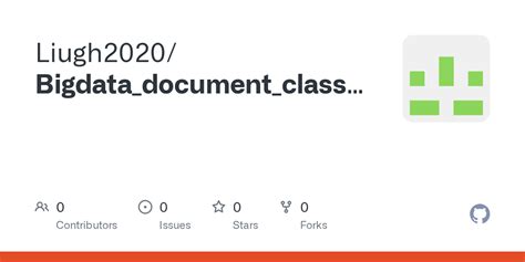 Github Liugh2020bigdatadocumentclassfication