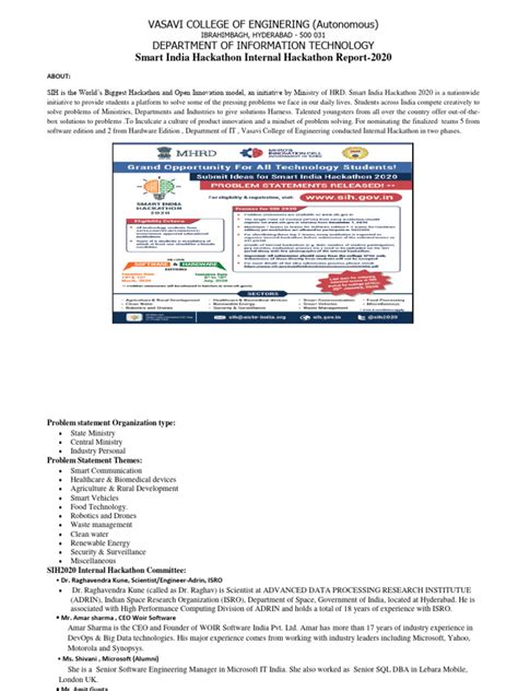 Sih 2020 Report Download Free Pdf Computer Science Engineering