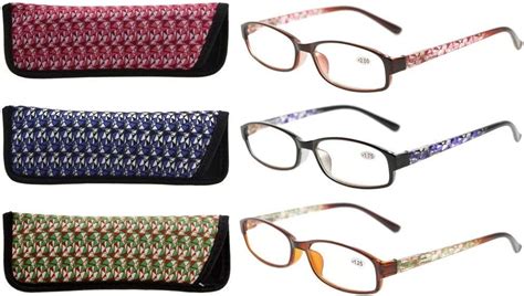 Eyekepper Readers 3 Pack Of Womens Reading Glasses With Beautiful