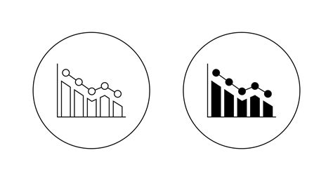 Decrease Graph Icon On Circle Line Statistic Concept 50577778 Vector Decrease Graph Icon On Circle Line Statistic Concept 50577778 Vector