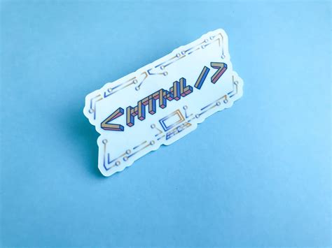 HTML CSS Javascript Transparent Stickers Coding Etsy